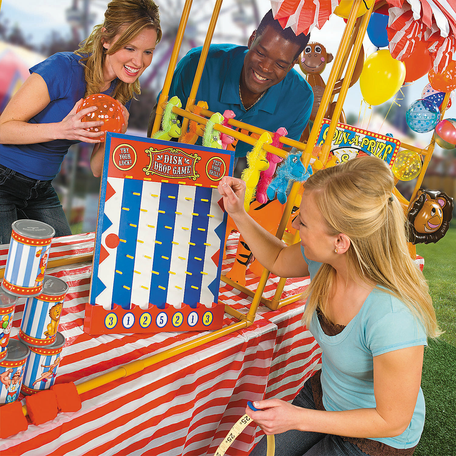 Carnival Disc Drop Game, Party Games, Carnival Games -Toys, 8 Pieces | eBay