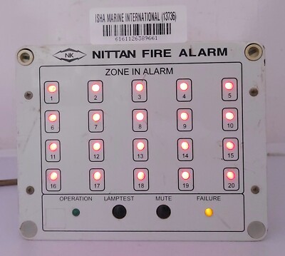 Nittan Fire Alarm 350/2/4/5/6 Zone Alarm Panel | eBay