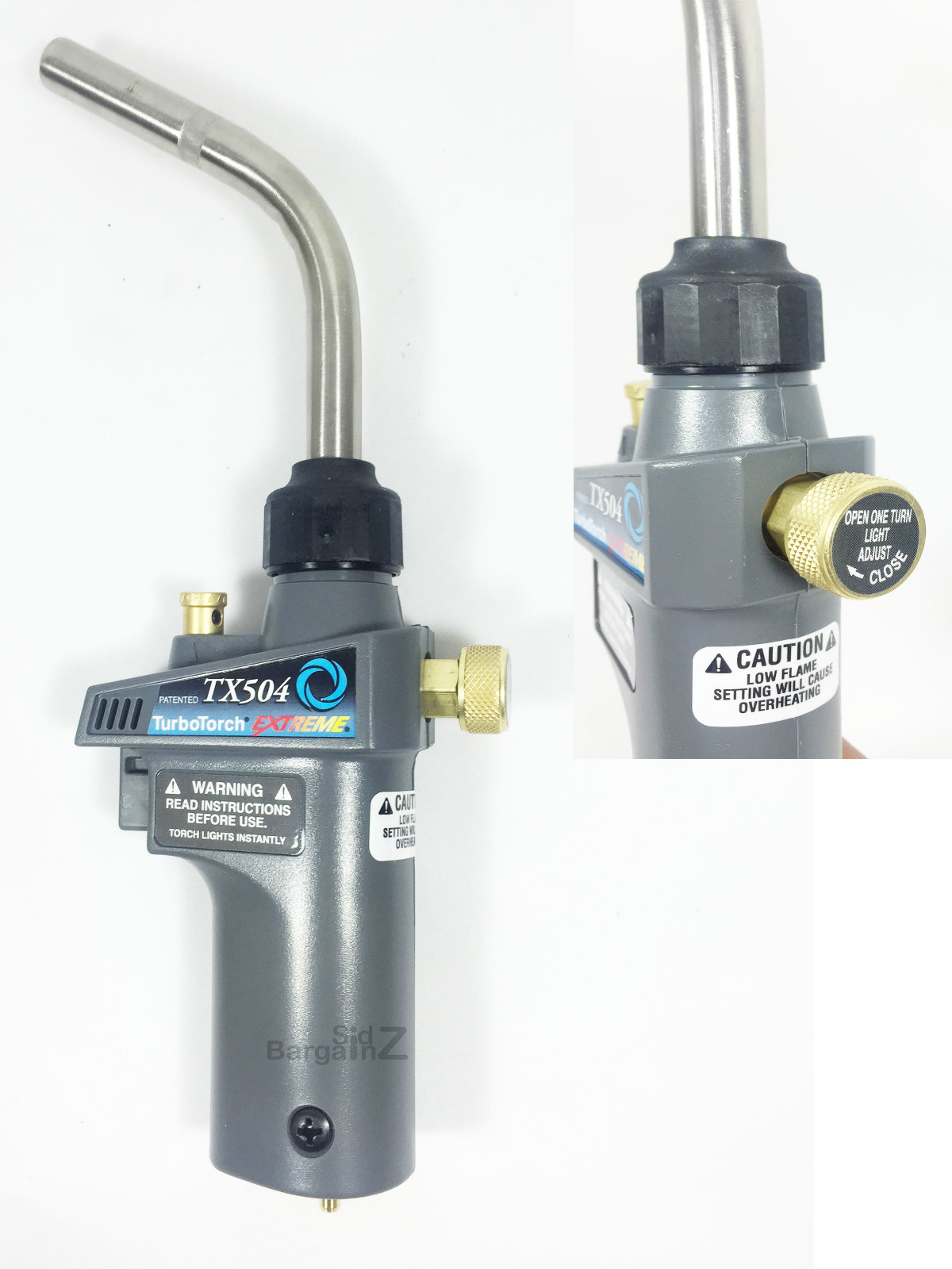 TurboTorch Professional EXTREME TX-504 Self-Lighting Torch For Gas ...