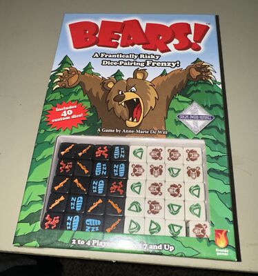 BEARS! Dice Game - Fireside Games - Complete - Excellent | eBay