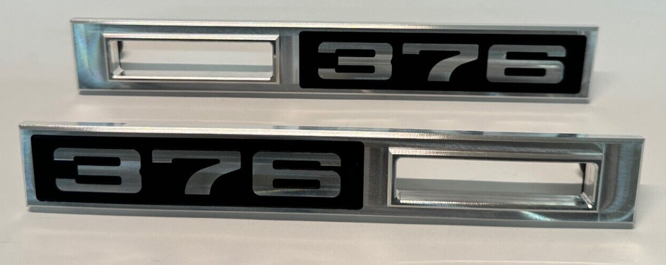 1969 Chevy Chevelle '376' Emblem Side Marker Light Bezel Front Fender ...