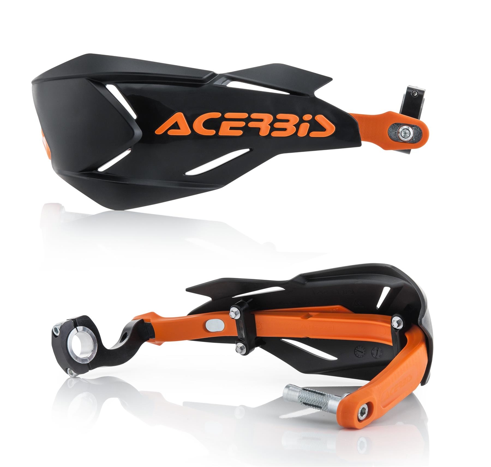 Acerbis X-Factory Black Orange Handguards KTM EXC 380 2T 1994 - 2018 | eBay