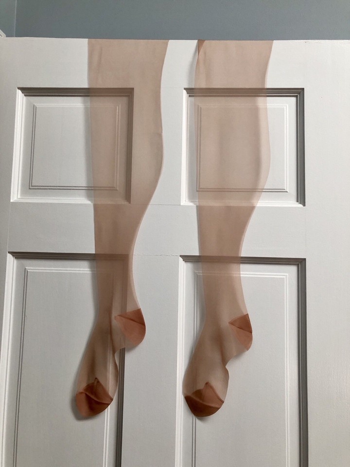 4 PAIR) VTG DEADSTOCK Unworn 1940s SEAMLESS "Crystal Clear" Caryl Lee ...