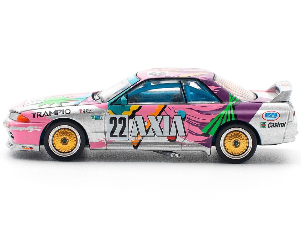 GTR R32 RHD #22 "AXIA" GROUP A "JTCC" (1991) 1/64 DIECAST BY POP RACE ...