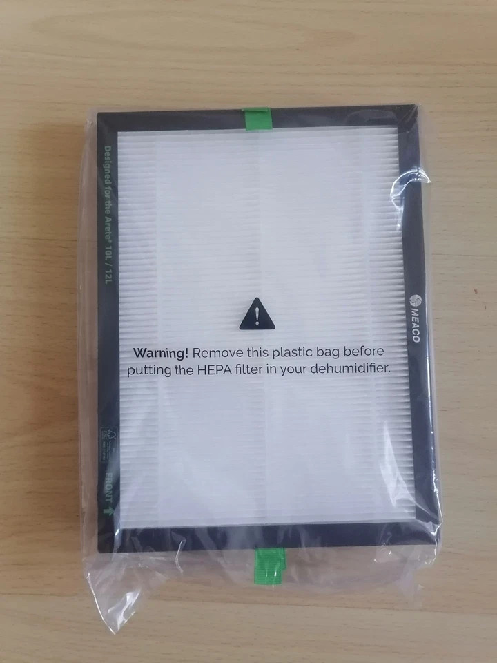 Meaco Dry Arete H13 HEPA Filter for 10 & 12L Models (3 pack) - NEW AND ...