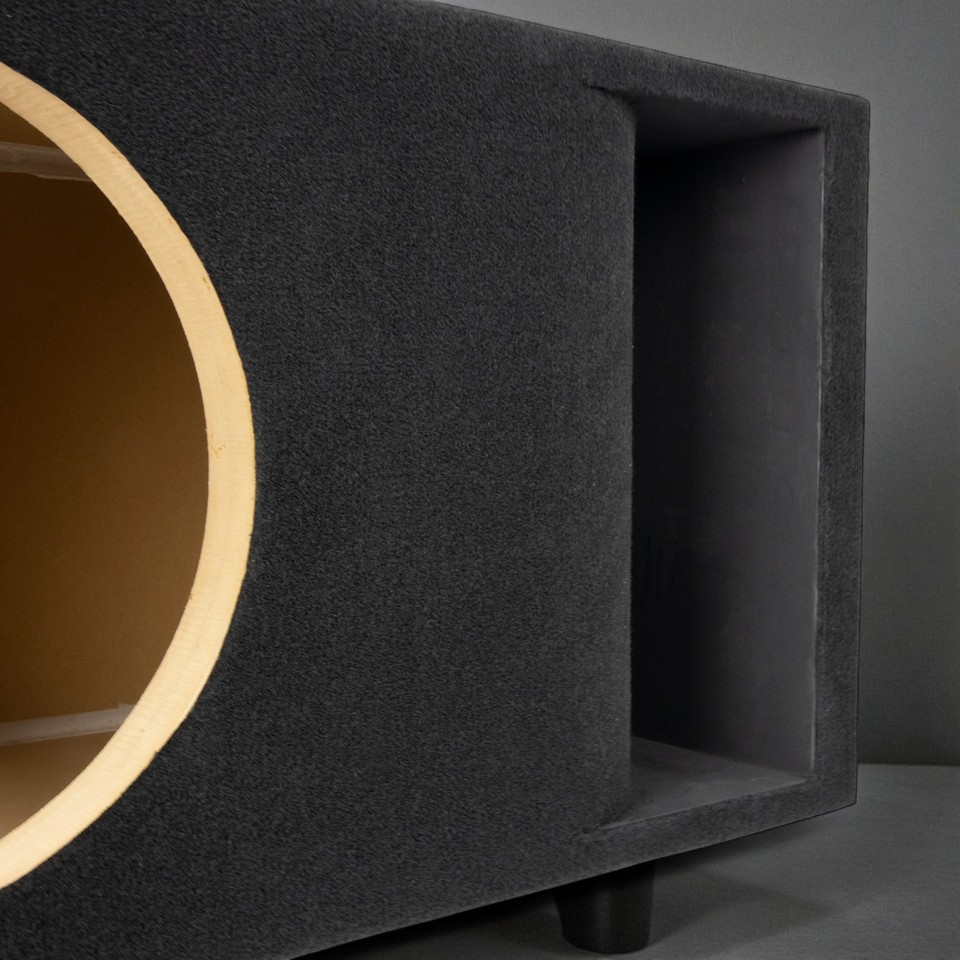 Custom Kerf-Ported Sub Box w/ Double MDF Face for 12” Subwoofer (2.0 ...