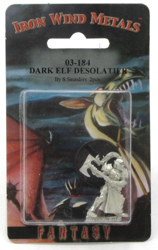 Ral Partha 03-184 Dark Elf Desolatier (Player Characters) Infernal ...