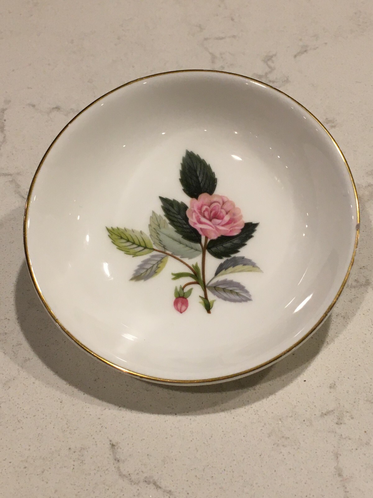 Wedgwood Hathaway Rose Bone China Trinket Dish Plate Coaster Teabag ...