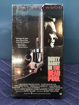 The Dead Pool (VHS, 1991) Clint Eastwood new sealed** 85391181033| eBay