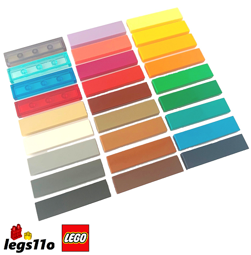 LEGO Tile 1x4 NEW 2431 / 35371 / 91143 choose colour & quantity | eBay