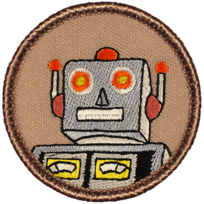 Robot Patrol Patch - 2" Round Embroidered Patch | eBay