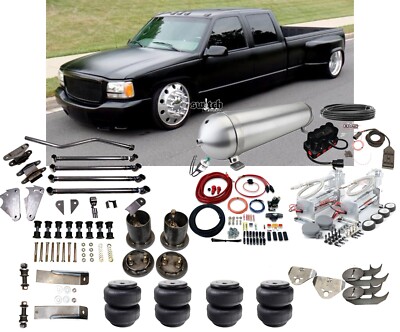 1988-1998 Chevrolet C3500 Air Ride Air Lift Bags Air Management ...