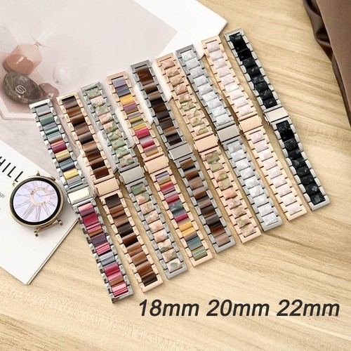 Watch Band Resin Strap Bracelet Wristband Watch Belt 18 20 22mm Steel ...