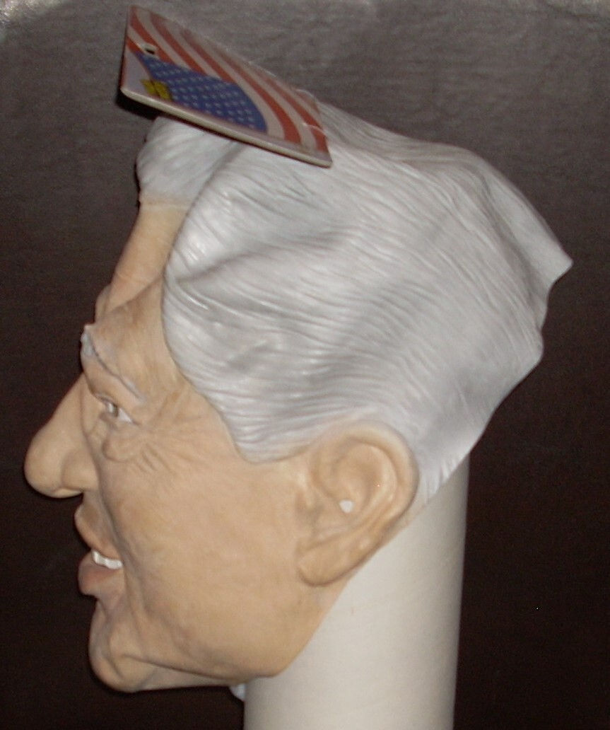 NOS Fright Factory American President Bill Clinton Political Mask ...