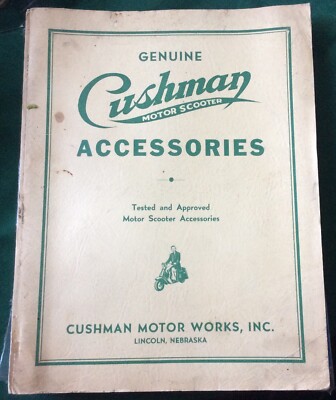 Cushman Accessories Parts Manual | eBay
