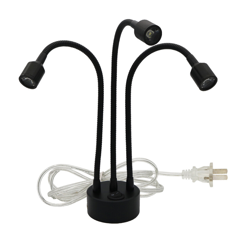 LED Flexible Pipe Wall Light Picture Lamp Fixture Button Plug Reading ...