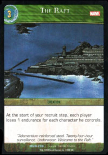 VS System: The Raft [Played] Marvel Universe TCG CCG Classic Marvel DC ...