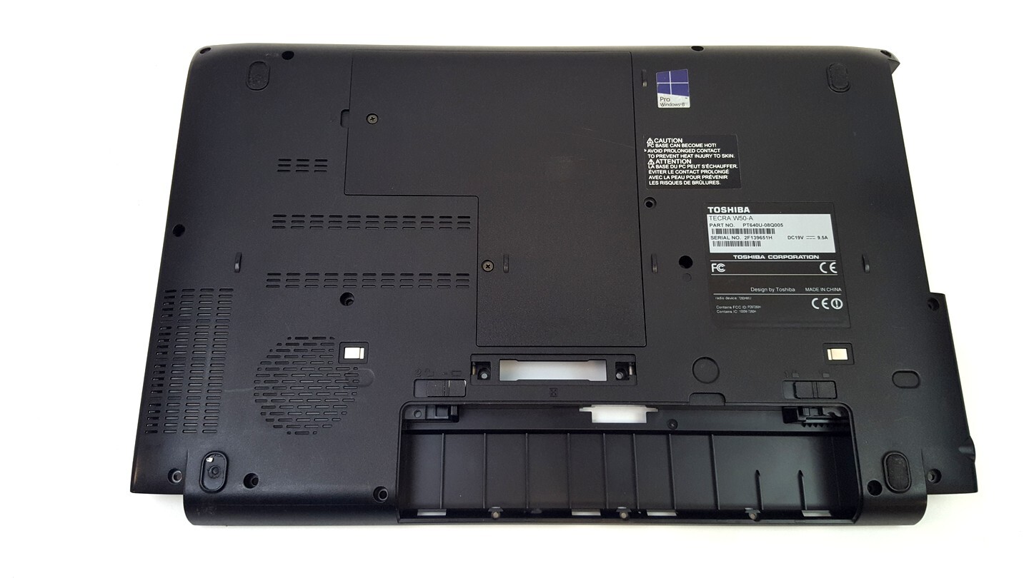 Genuine Toshiba Tecra W50-A Bottom Case with Cover Door GM903551712A-D ...