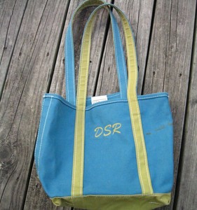 Monogrammed Canvas Tote From L.l. Bean | semashow.com
