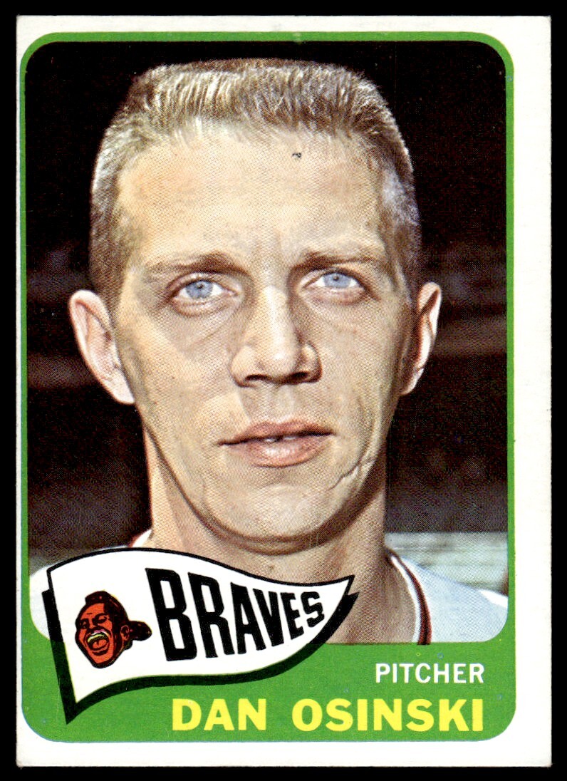 1965 Topps Dan Osinski ⁞ Milwaukee Braves #223 | eBay