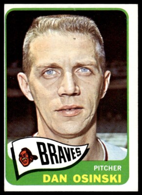 1965 Topps Dan Osinski ⁞ Milwaukee Braves #223 | eBay