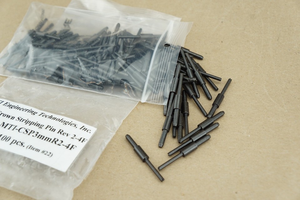 New 100 Pack 3mm Crown Stripping Pin Pins Rev 2-4F MTI-CSP3mmR2-4F ...