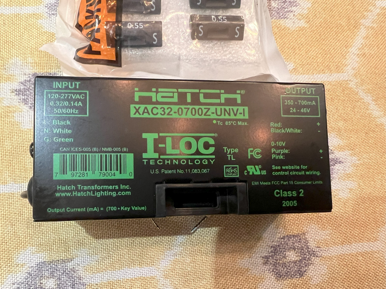 Hatch LED Driver Programmable 120-277VAC XAC32-0700P-UNV-I Driver with ...