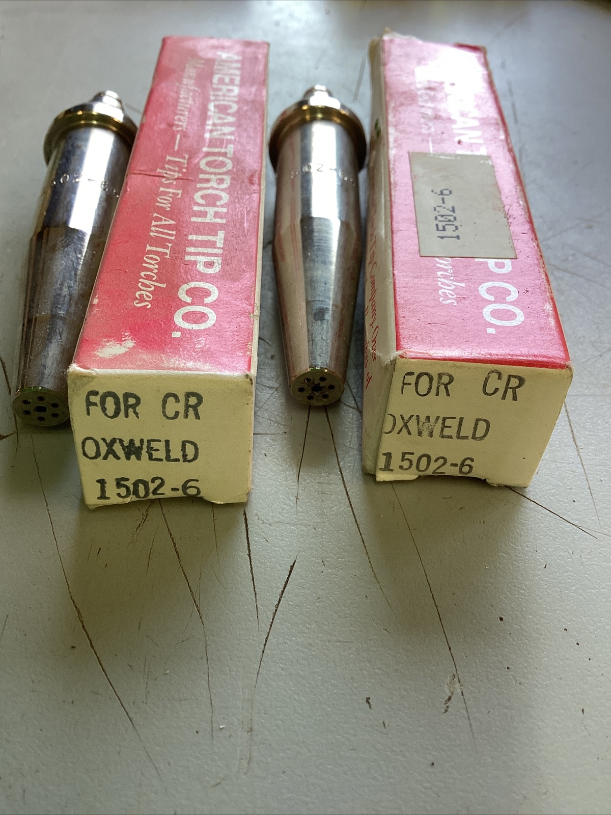 2 Oxweld Style AMERICAN TORCH TIP Model 1502-6 CUTTING TIP SIZE 6 | eBay