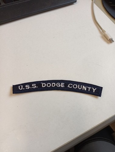 patch armee us navy TAB USS DODGE COUNTY ORIGINAL | eBay
