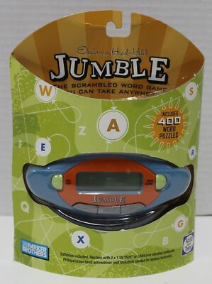 electronic hand held jumble scrambled word game - new sealed | eBay
