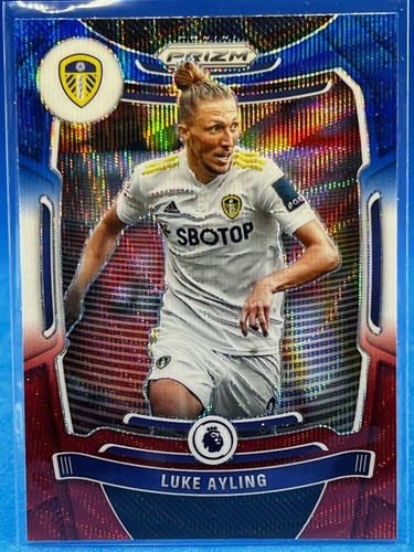 2021-22 Prizm Premier League RED WHITE & BLUE Luke Ayling #213 Leeds ...