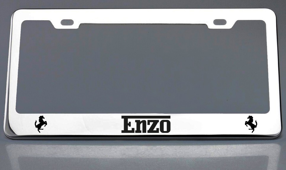 Ferrari License Plate Frame Stainless Steel with Laser Engraved | eBay