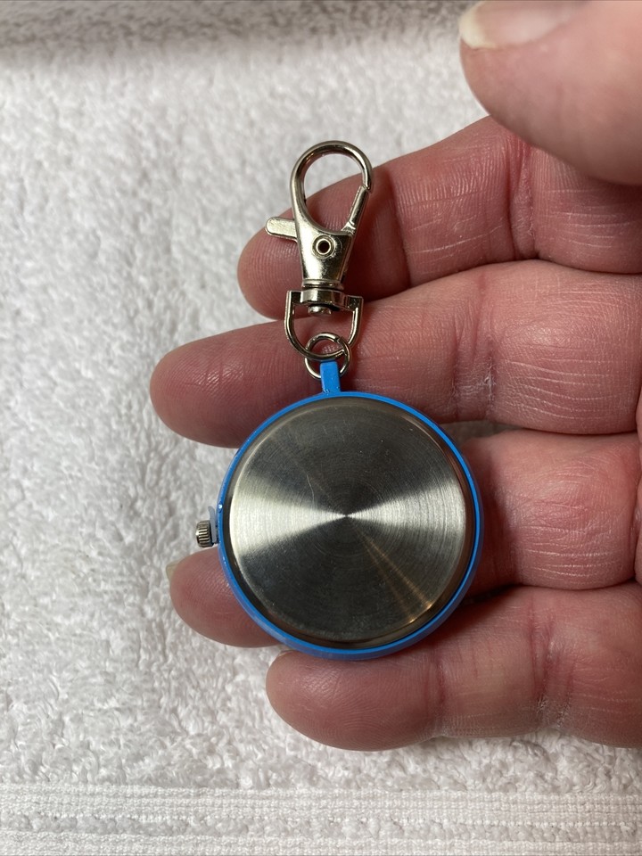 Clip on Pocket Watches Analog Quartz Keychain Pendant Watch read ...