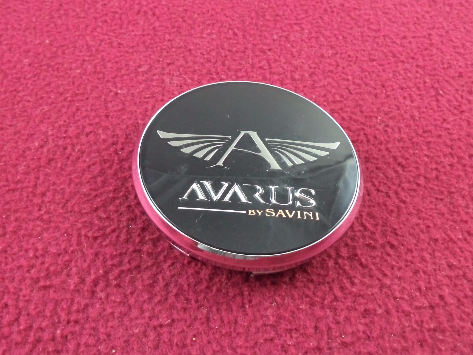 Avarus by Savini Wheels Black Custom Wheel Center Cap # MS-CAP-Z216 (1 ...