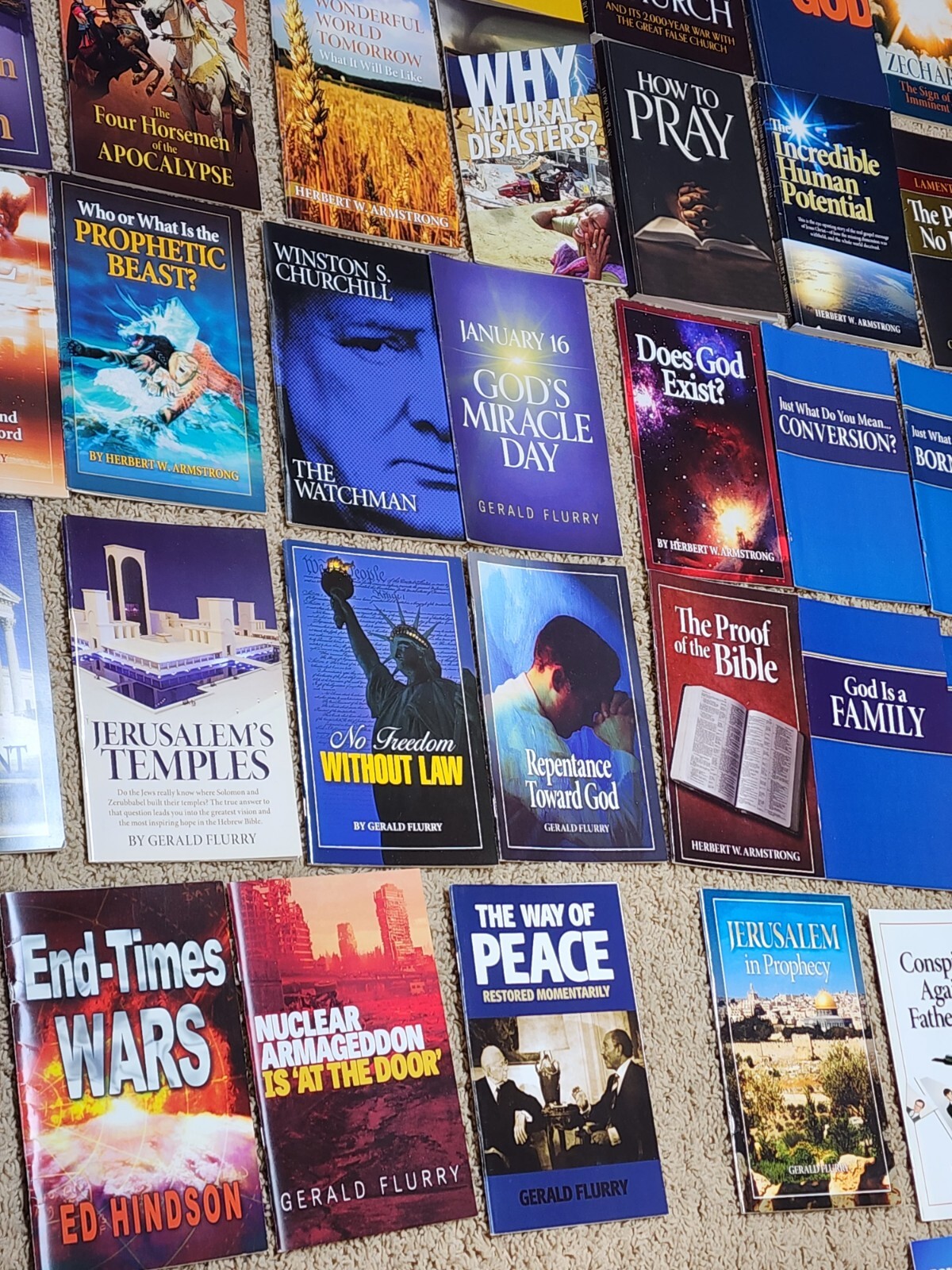 Gerald Flurry Philadelphia Church of God 84 Religious Booklets, Bible ...