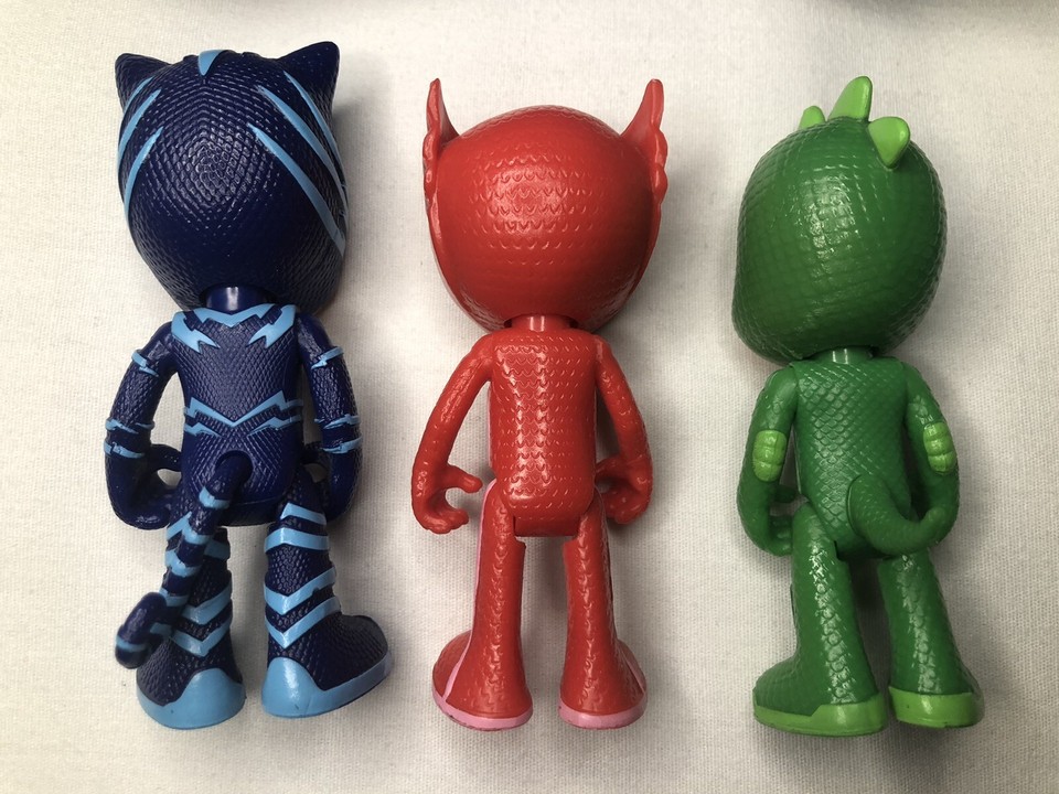 PJ Masks Toy Lot - Figures & Car - Catboy, Gekko, Owlette, Connor ...