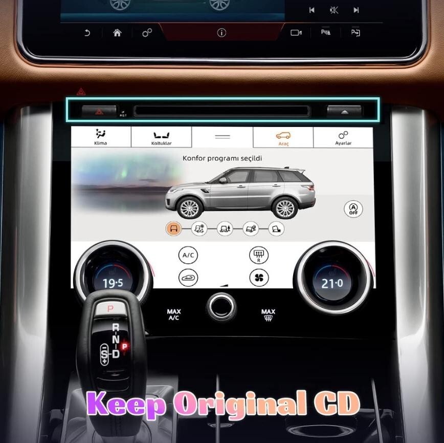 LCD Touch Screen Climate Control AC Panel For Range Rover Sport L494 ...