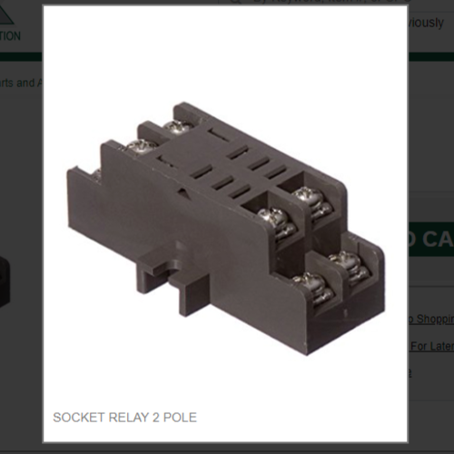 SOCKET RELAY 2 POLE #9101083-01 | eBay