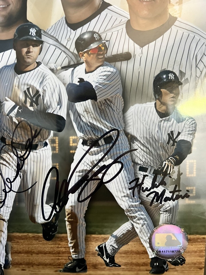 Jeter, Arod, Sheffield And Matsui Signed Photo 8X10 Yankees | eBay