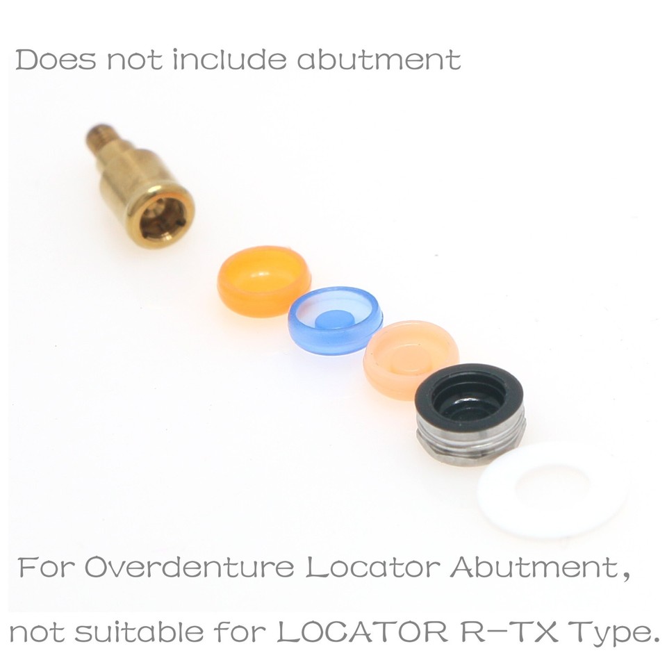 12Pcs US Dental Implants standard Locator Abutment Overdenture Male Cap ...