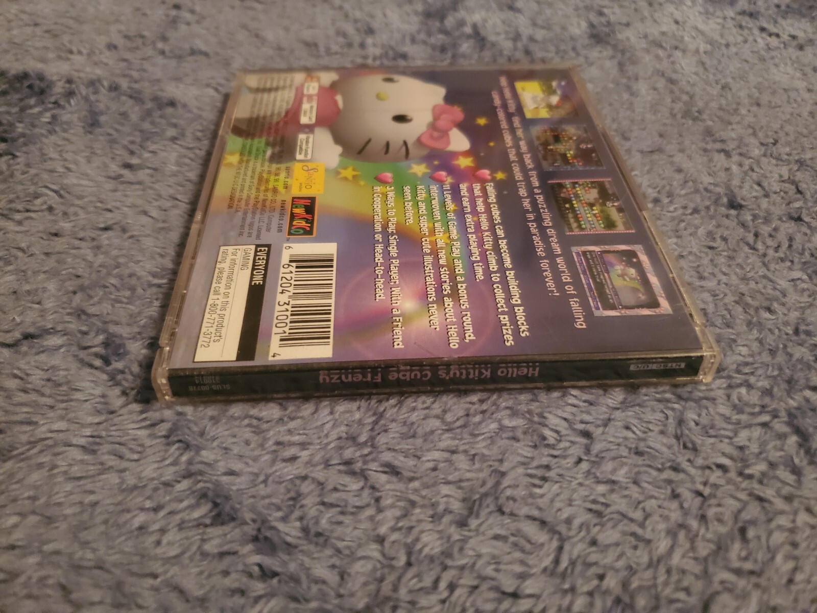 Hello Kitty Cube Frenzy - PS1 PS2 Complete Playstation Game ...