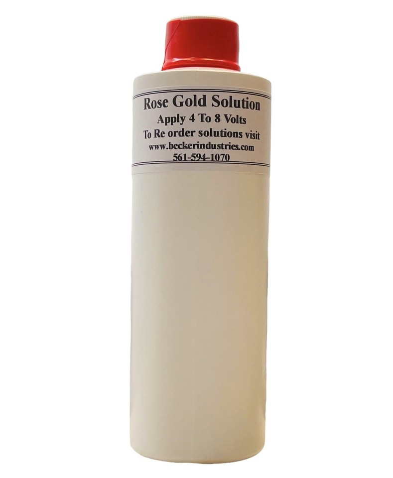 ROSE GOLD Solution, 24K Rose Gold solution for gold plating kit, 8oz | eBay