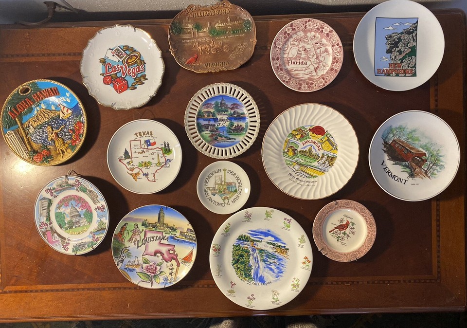 Collectors plates states American Vermont Covered Bridge vintage | eBay