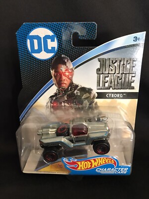 Hot Wheels DC Justice League Cyborg Character Car | eBay