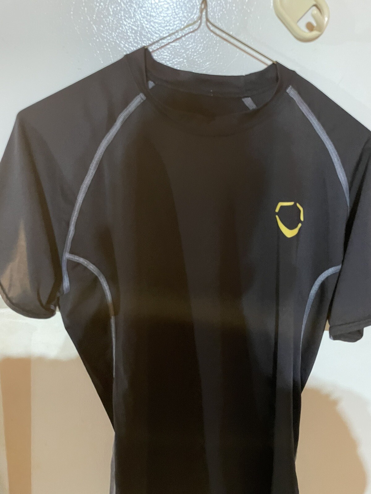 Adult EvoShield Performance Short Sleeve Compression Shirt Black | eBay