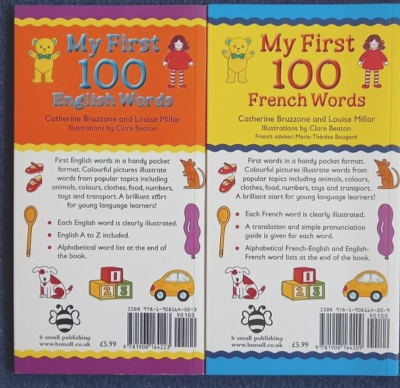 My First 100 Words In English And French My First 100 French Words, A