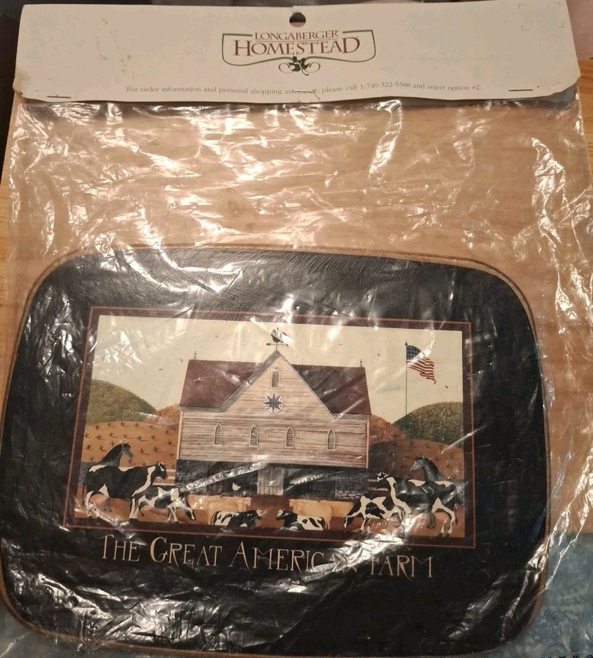 Longaberger Homestead The Great American Farm Basket Lid New...old ...