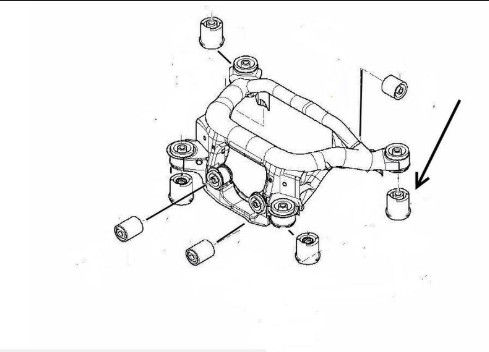 BMW E41 Rear Axle Subframe Bushing 33316770781 Genuine for sale online ...