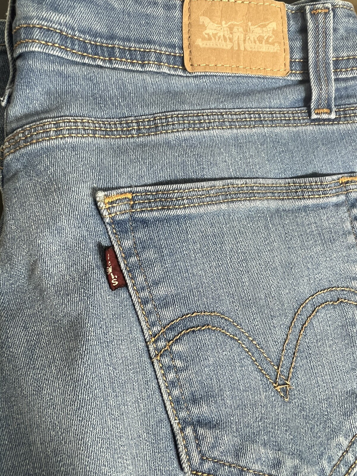 Levi’s Curvy 529 Bootcut Denim Jeans Light Wash Size … - Gem