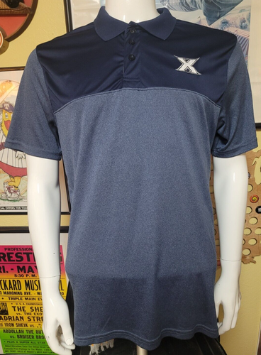 Xavier University Musketeers Sewn Logo Polo Golf Shirt Large Colosseum ...